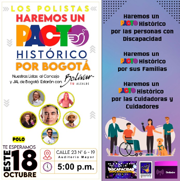 Los Polistas haremos un Pacto Histórico por Bogotá nuestras listas al ...